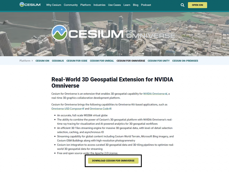 Omniverse Cesium ile Coğrafi Bilgi Sistemleri - OpenZeka Blog